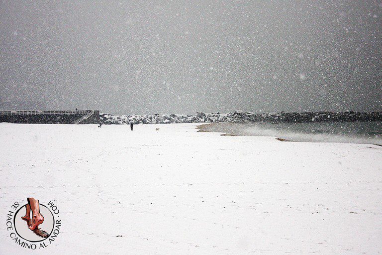 Nieve en San Sebastián